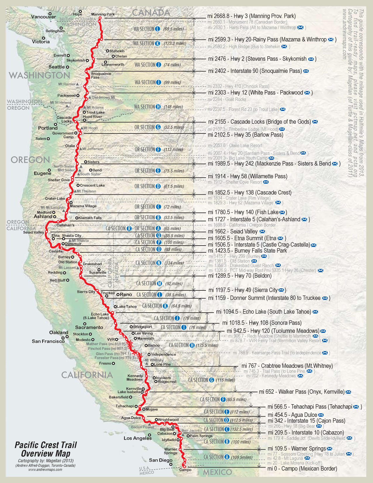 Pacific Crest Trail im Westen Amerikas - WanderVeg Special